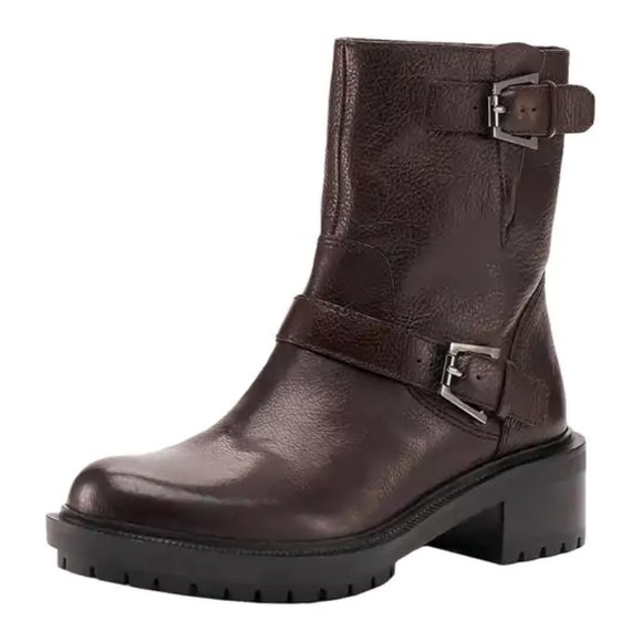 Botkier | Shoes | Botkier Marlow Womens Leather Sidezip Motorcycle ...